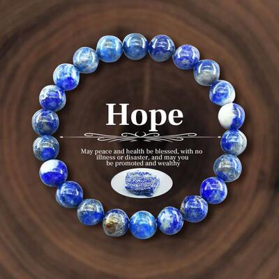 Natural Stone Beads Bracelet For Women Men Amethysts Crystal