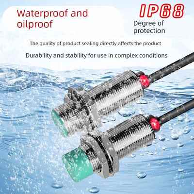 接近开关传感器M8M12M18M30三线二线NPN常开PNP常闭金属感应器24V