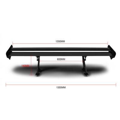 车车GT改装打轿孔双层铝合金尾汽汽翼三厢车定LTB115风翼扰流板