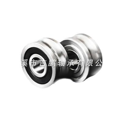导轨滚轮轴承LFR5202-12KDD60度U型槽滑轮轴承NPPLFR5200