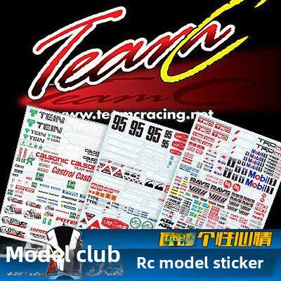 TeamC贴纸 RC模型车仿真心情 电房/攀爬 车壳遮盖 LB拉花 品牌贴