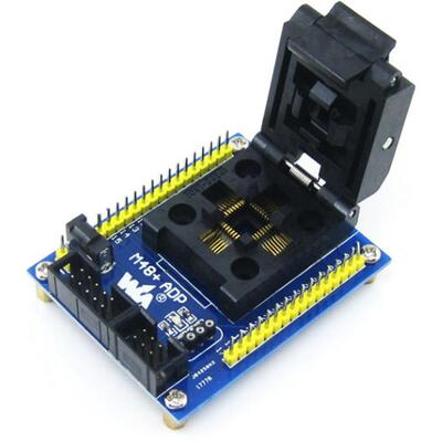 AVR Atmega TQFP32 专用测试座编程座 通过ISP接口 进行测试 烧写