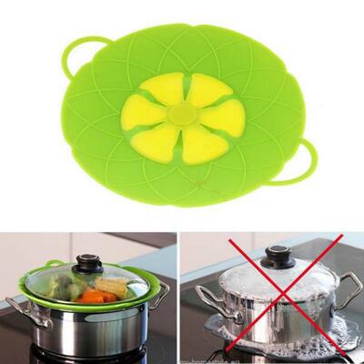 硅胶防溢盖 防溢锅盖 防溅锅盖 耐高温防溅止沸Spill stopper lid
