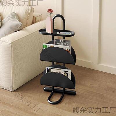 室置物架杂志茶小几卧小沙创意移动桌子阳台侧边书架发客厅床KL51