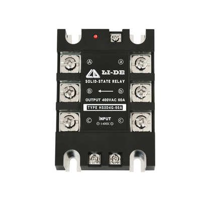 继电器级三相 三相三相固态继电器 工业交流-60ahs3d4g一体化固态