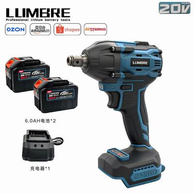 牧田款无刷电动扳手扭力锂电冲NHE击工架子汽修风炮套280N扭定2筒