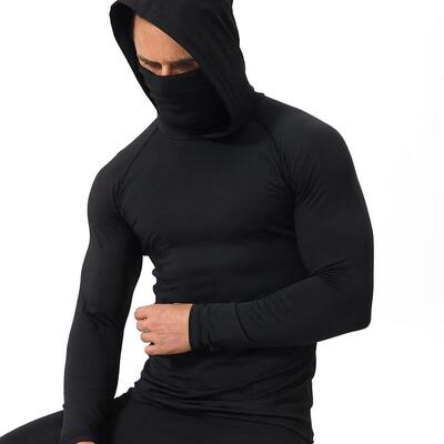 Mens 5-Piece Quick Dry Activewear Set Sunproof Sports Wear