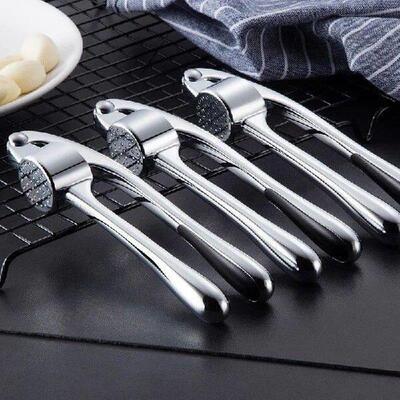 Garlic press zinc alloy pounder silica gel garlic peeler