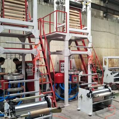 热销SJ-65单收卷吹膜机高低压吹膜机PE塑料包装袋吹膜机