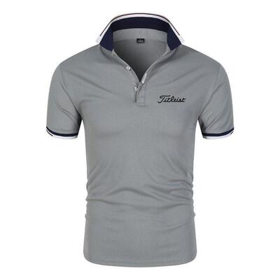 Golf Sports T-shirt Letter Printed Men