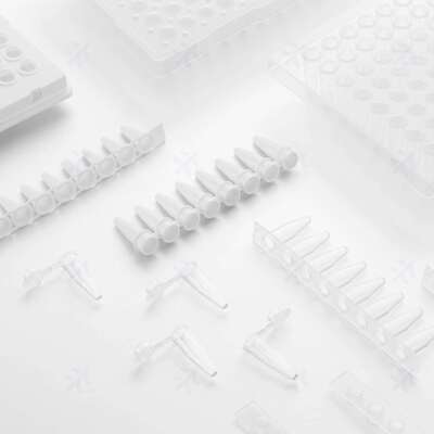 Virya0.2mlPCR8联排管盖，密封平盖，透明管,125支/包,10包/箱