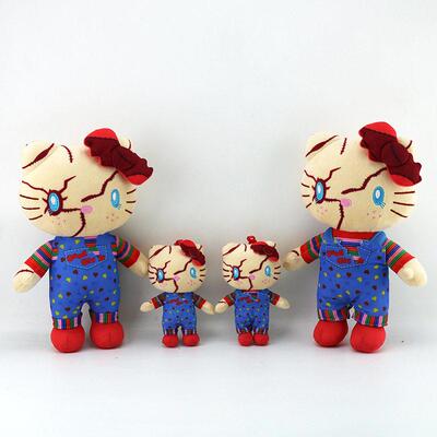 Hello Kitty鬼娃恰奇chucky公仔毛绒玩具玩偶书包挂件钥匙扣礼物