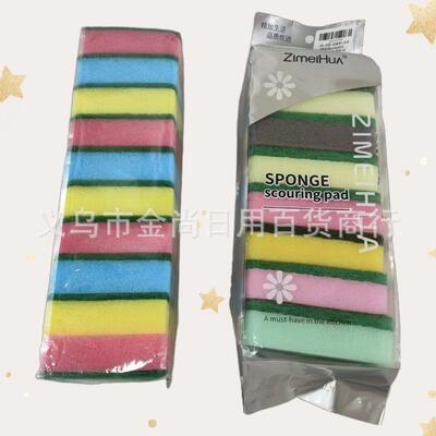 Household cleaning cloths with strong water absorption, lint