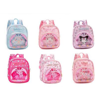 kuromi backpack儿童pu双肩包卡通迷你书包kid mini ita bag
