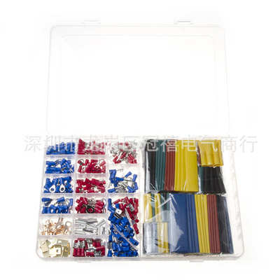 端子678pcs接线 绿色端子剥冷冷套装接线压压端头+钳子线钳