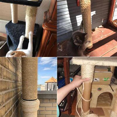 10 Meters Natural Jute Scratch Guards Rope Pet Cat Scratchin