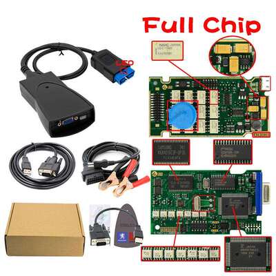 PP2000 LED FULL Lexia3 Diagbox V9.68 全芯片带LED雪铁龙诊断仪