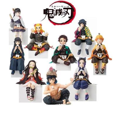 Anime Demon Slayer Action Figures Tanjirou Nezuko Zenitsu To