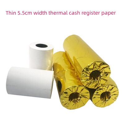 热敏薄打印纸55×50X40Mm超市厨房收据纸80X80X60收银纸5.5cm