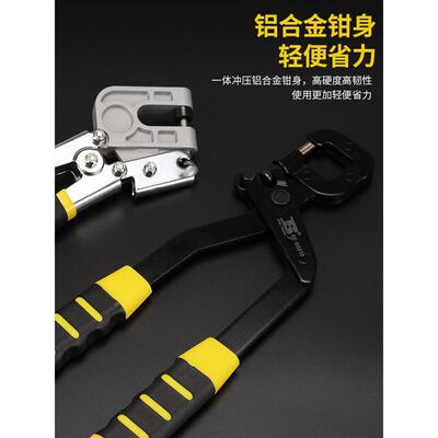 墙波斯装龙修石打膏板隔断夹钳隔龙骨安装ZRF孔钳子轻钢骨钳