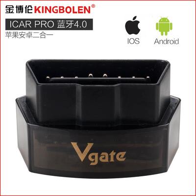 Vgate功iCarICARPROProOB.DII40蓝牙苹支持果安卓低耗休眠汽车检