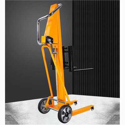 120k李g升高1.0米迷你VES型手摇车5升高车小型手摇机械叉堆高车行