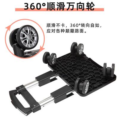 71TX可伸缩铝合金便携折叠购物买菜车家用拖车轻便拉杆行李小推车