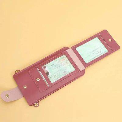 Women Bags Soft Leather Wallets Touch Screen Cell Phone Purs