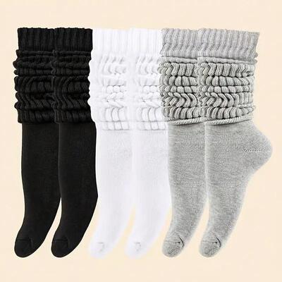 Crew Socks For Women Multipairs Cotton Cushioned Atetic Mid