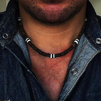 r Simple Geometric Ethnic Surfer Necklace Men Tribal Jewelry