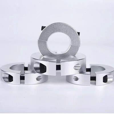 铝合金固定环分离式止推环限位环光轴紧固轴套SCSP定位器含螺丝