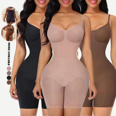 shapewear bodysuit for women tummy control v neck butt