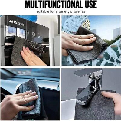 10pcs/set Thickened Magic Cleaning Cloth No Trace No Waterma