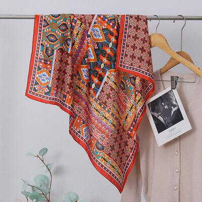 Silk scarf Women