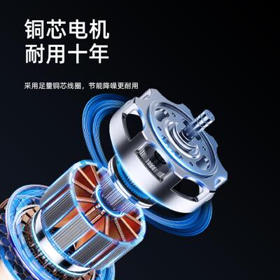 台扇电风扇家型用2TP7-12A02面5新款大风静音学生宿舍卧室台式小