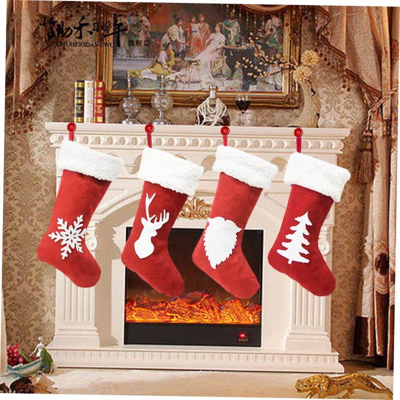 Christmas decoration?tree stocking gift bag Candy bag圣诞袜