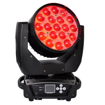 19x15W RGBW 4IN1 调焦摇头染色灯圈控跑马效果19颗15瓦贴片灯珠