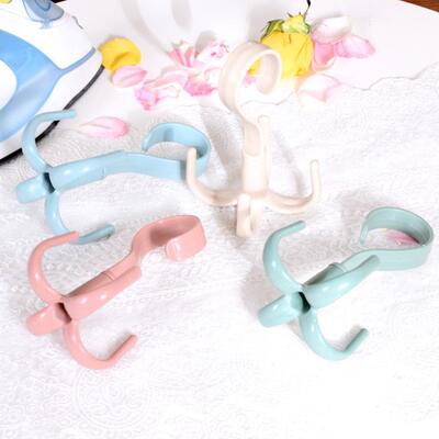 Creative Nordic Style 4-Prong Hook, 360-Degree Rotatable Mul