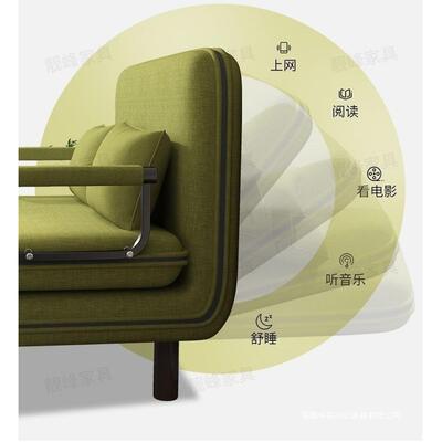 可折叠沙发床用休小户型懒午人客厅家人用双多功能单EKF人沙两发