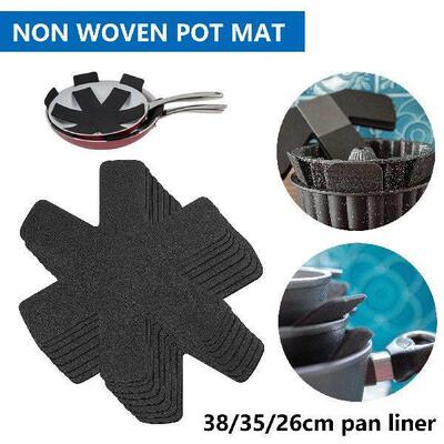 8Pcs Pot Dividing Protector Non Scratch Hot Pot Mat