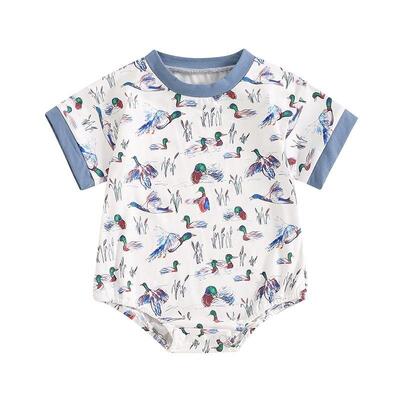 L 61450 Baby Duck Print Romper 小童鸭纹哈衣
