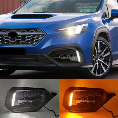 适用于斯巴鲁22-23款WRX日间行车灯LED日行灯雾灯流水转向灯STI