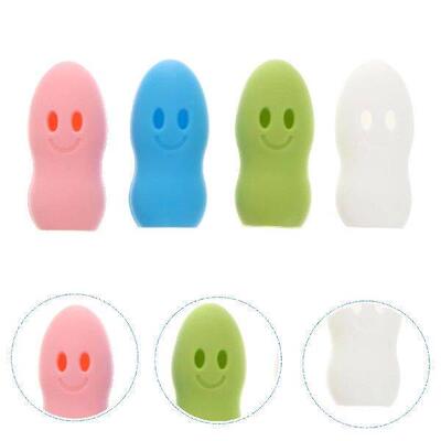4 Pcs Silicone Toothbrush Covers Protective Case Hygienic