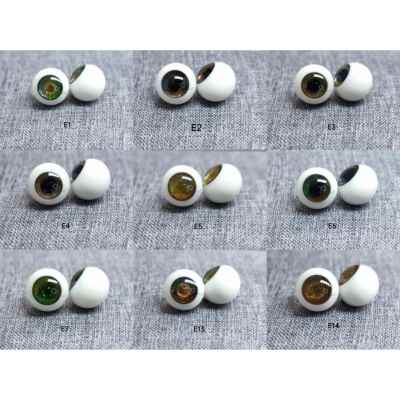 ob11玻璃眼珠圆溜溜可动彩色眼部皱纹E系列8MM10MM A品低弧现货手