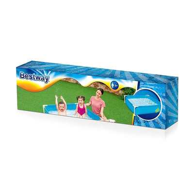 戏水bestway56217水池儿童加厚池宝宝支架水池 充气矩形