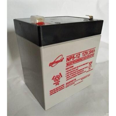 genesis霍克蓄电池NP5-12艾诺斯12V5AH直流屏开关控制门禁警报器