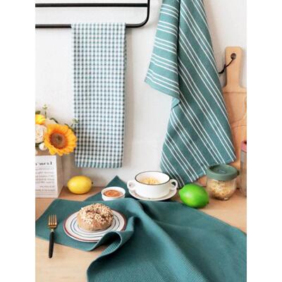3 pack Cotton KitchenTowels washcloth茶餐巾厨房毛巾抹布吸水