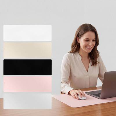 Noteory Waterproof Desk Mat, Non-slip PU Leather Writing Sur