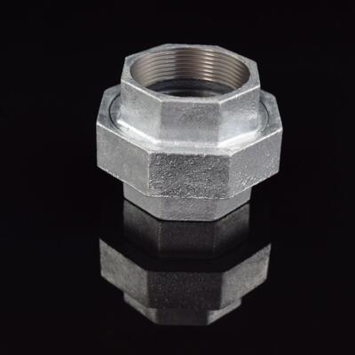 DN15-D带N100玛钢油热镀锌活接头任（垫）DN15-DN1镀锌件管给水管