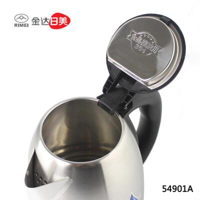 日美54972电水壶1.8L不锈钢电热水壶家用酒店热水壶烧水壶电水壶